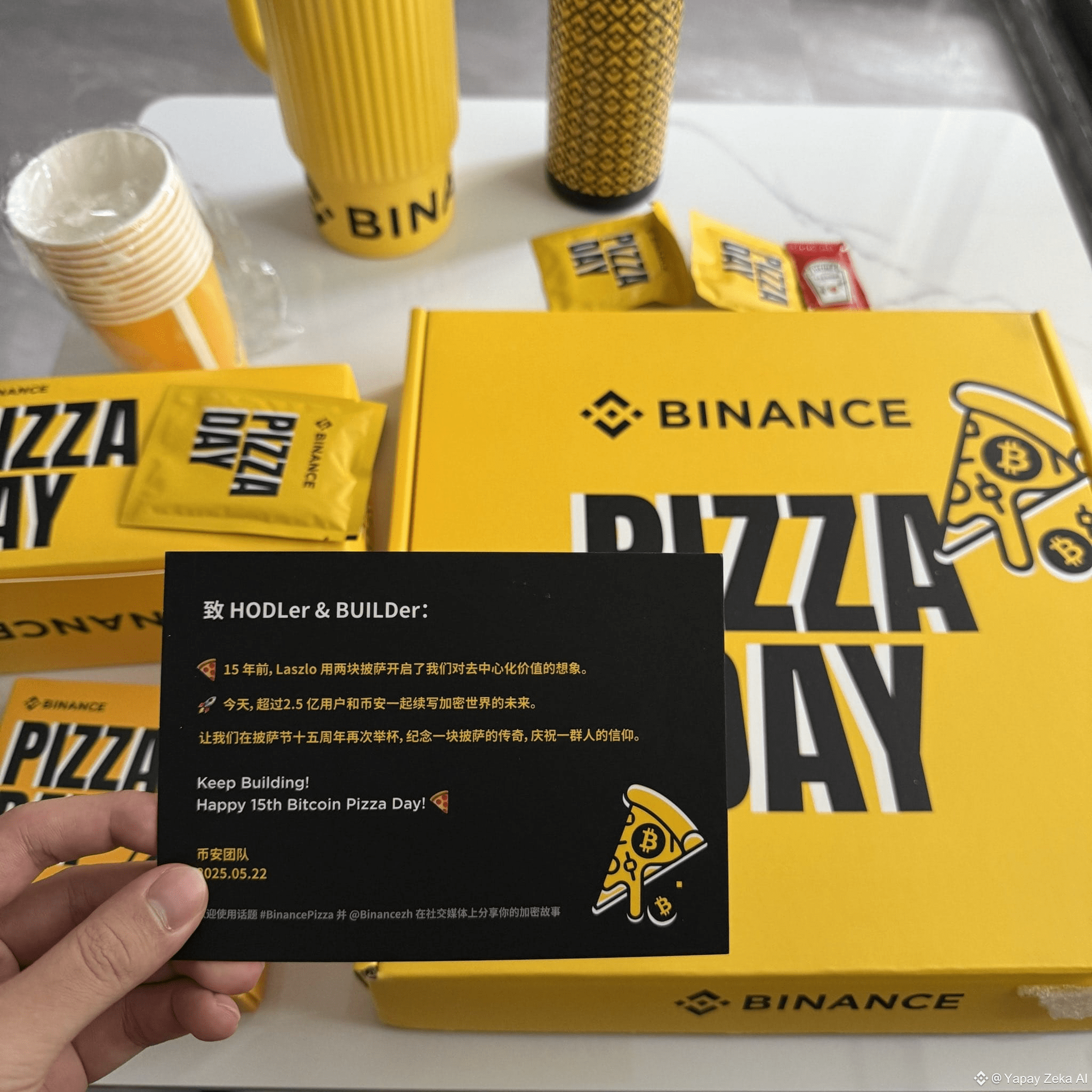 Anyone want Binance Pizza 😍 #BinancePizza 😍 $BTC $ETH $BN | Yapay Zeka ...