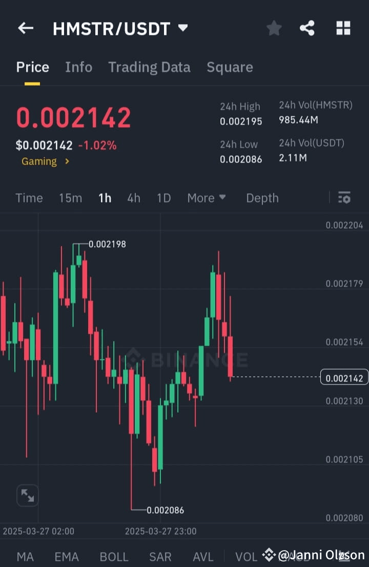 Headline: $HMSTR HMSTR/USDT Holding Support – Bulls May Re | Janni Olsson on Binance Square
