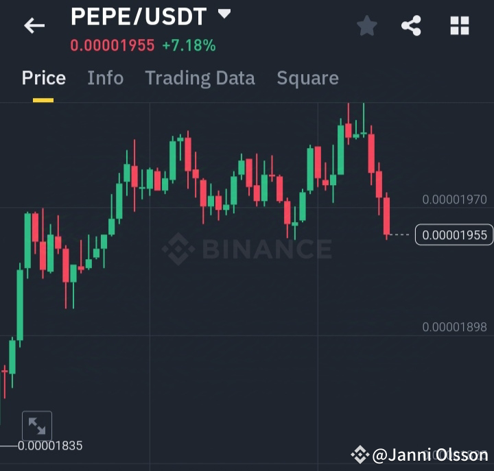🚀 $PEPE PEPE/USDT Gains 7.18% – Eyeing the Next Breakout! | Janni Olsson on Binance Square