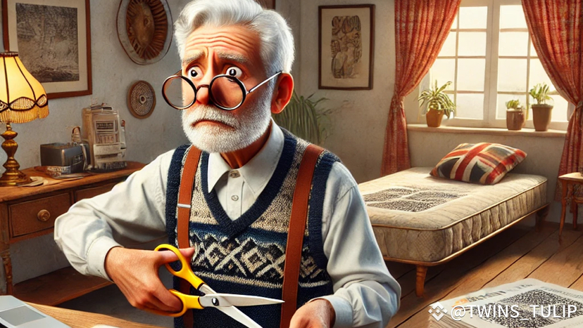 Grandpa's Attempt at Digital Fortune 😂 | Twin Tulips on Binance Square