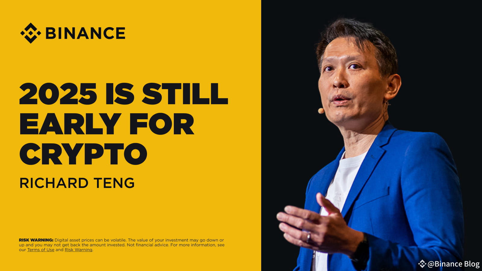 Message from Binance CEO: It is still early to join the cryptocurrency ...