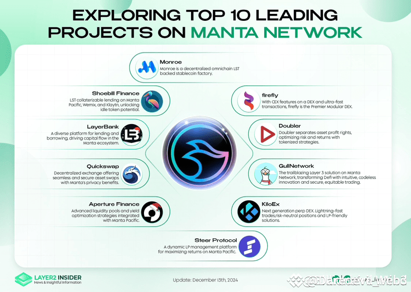 Top 10 DeFi Projects Making Waves on Manta Network in 2024 | Daredevil Web3 on Binance Square