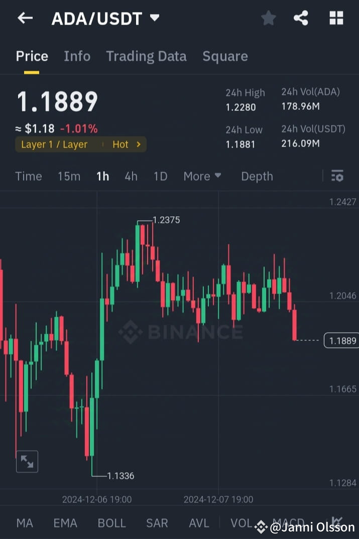 🚨$ADA ADA/USDT ALERT: Critical Levels in Focus! 🚨 Card | Janni Olsson on Binance Square