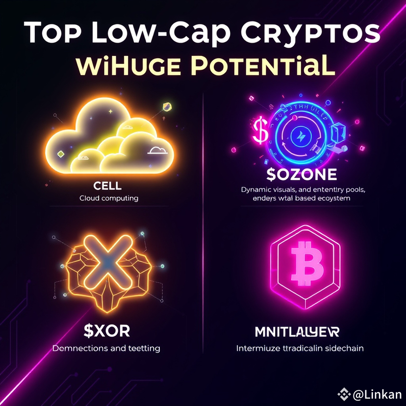 🌟 Top 4 Low-Cap Crypto Gems with Huge Potential This Seaso | Linkan on Binance Square