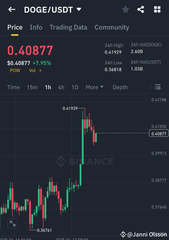 🚀$DOGE DOGE/USDT - Resilience in the Market! Current Pr | Janni Olsson on Binance Square