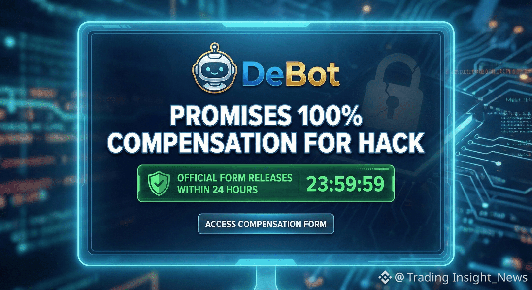 DeBot Promises 100% Compensation For Hack Official Form | Trading ...