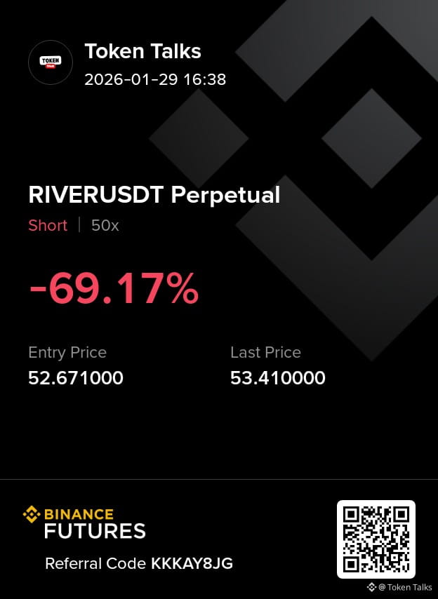 $RIVER Trade Update – Position Adjusted ⚠️ I’ve added a DCA | Token ...