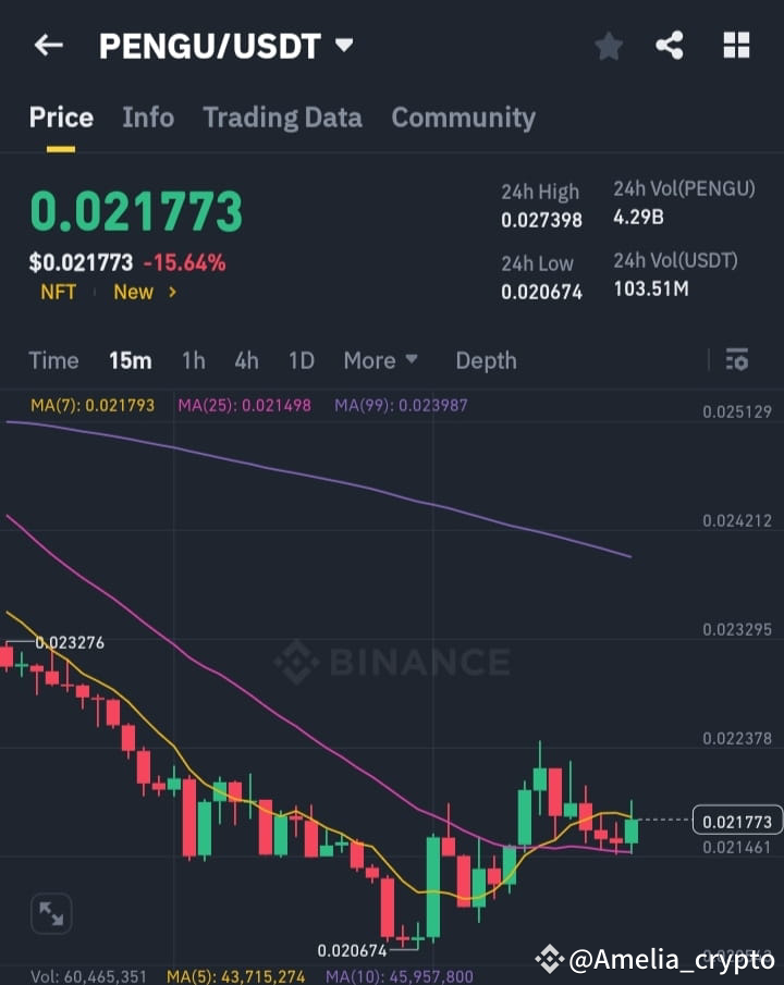 🚀 PENGU/USDT Market Update: Key Levels & Entry Strategy 💹 | Amelia_crypto on Binance Square