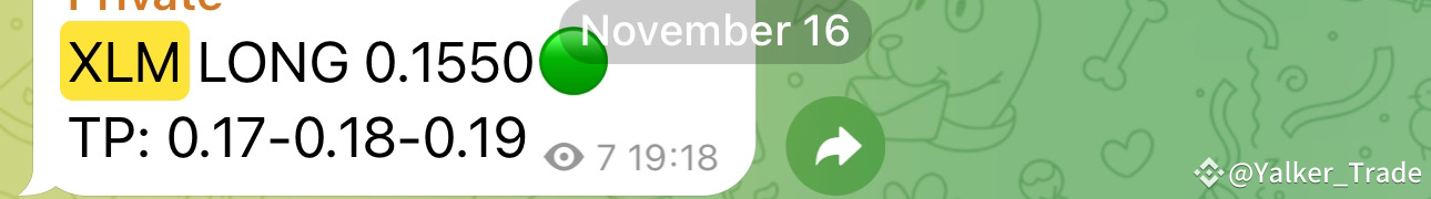 $XLM already 4x… Gave it at 0.155$ —> 0.63$ in 10 days almo | Yalker_Trade on Binance Square