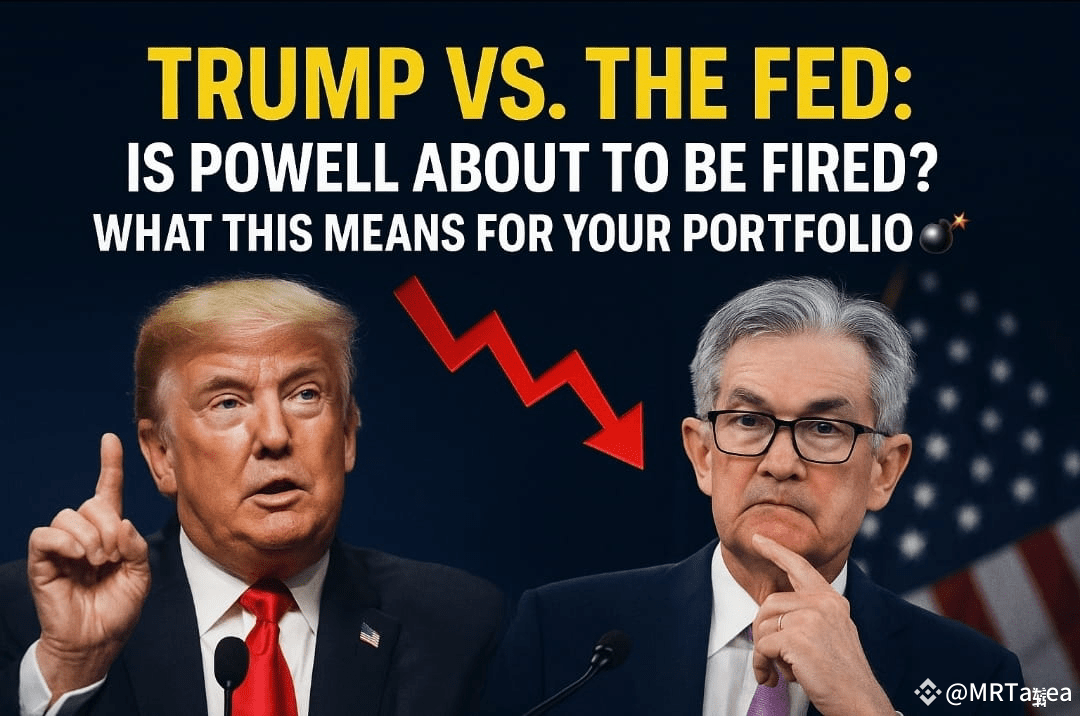 🚨 Trump vs. The Fed: Is Powell About to Be Fired? What This | MRTayea ...
