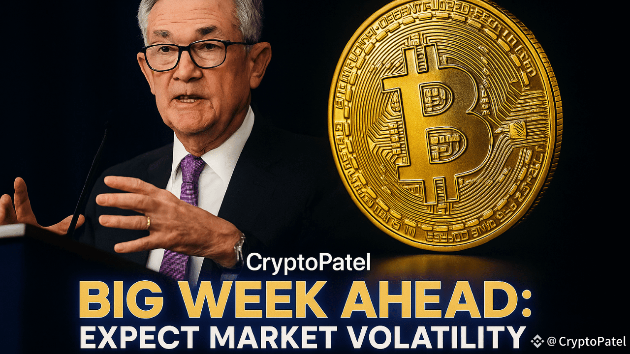 BIG WEEK AHEAD: Expect Market Volatility | CryptoPatel on Binance Square