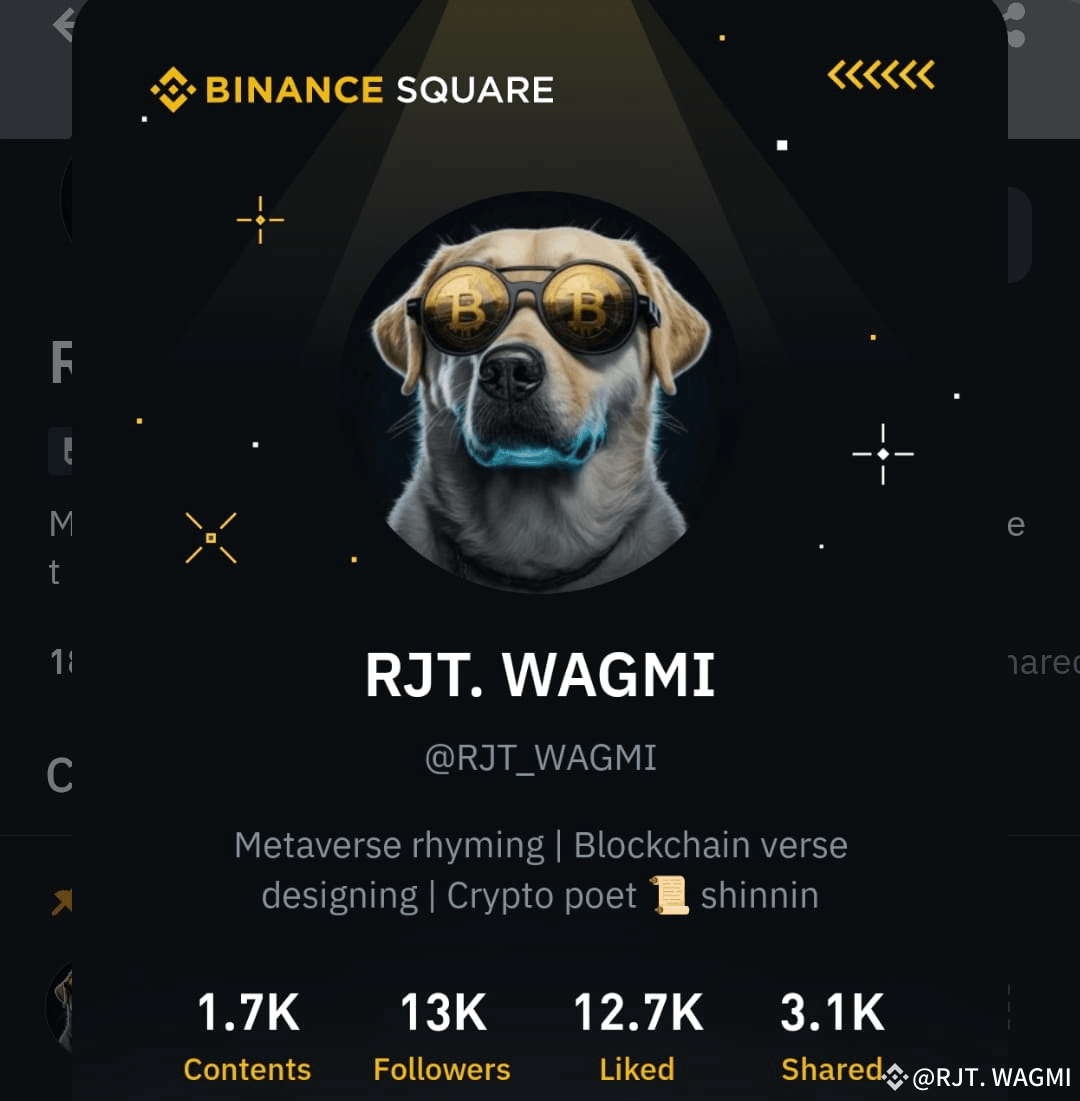 Cheers to 13k followers😊 Let's celebrate it 🎊🎉 Follow M | RJT_WAGMI on Binance Square