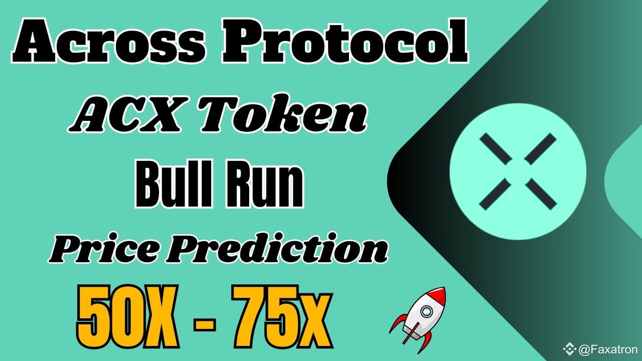 Friends, the coin $ACX (Across Protocol) has shown signific | Faxatron on Binance Square