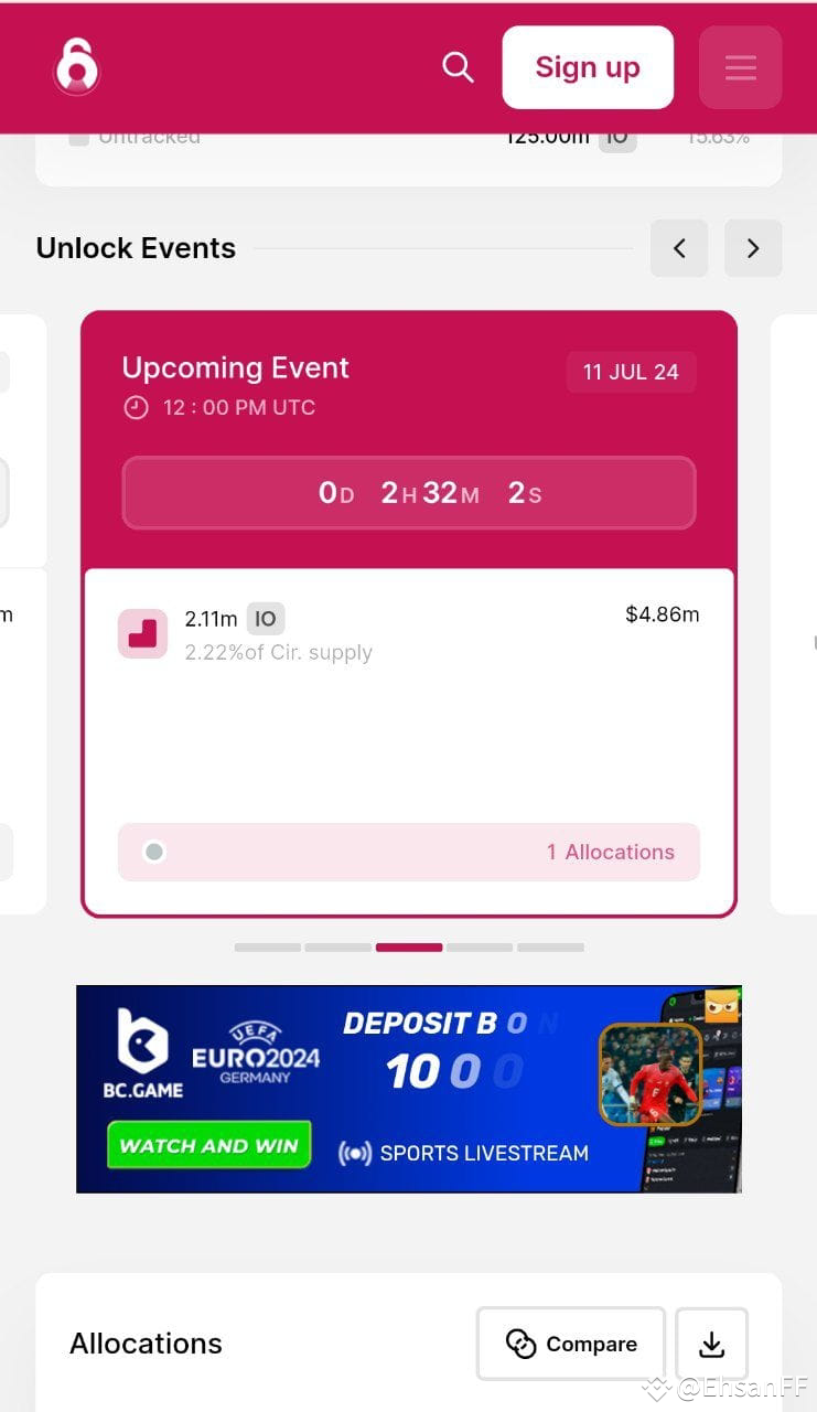 $IO Attention, two more hours until the token is unlocked | EhsanFF on ...