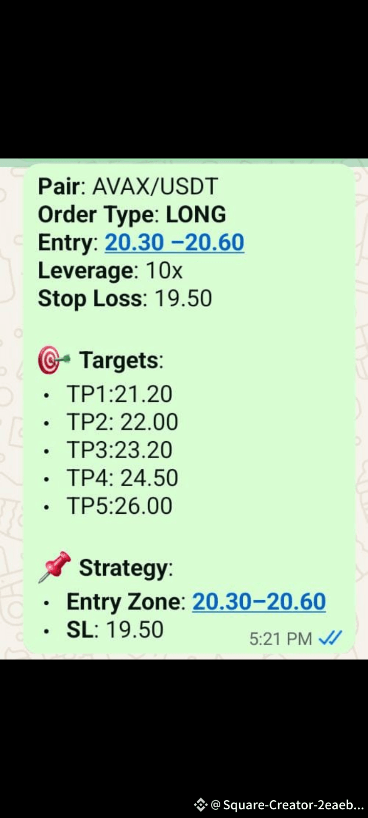 $AVAX This signal is from Insight Trading Receive each | Bull room on ...