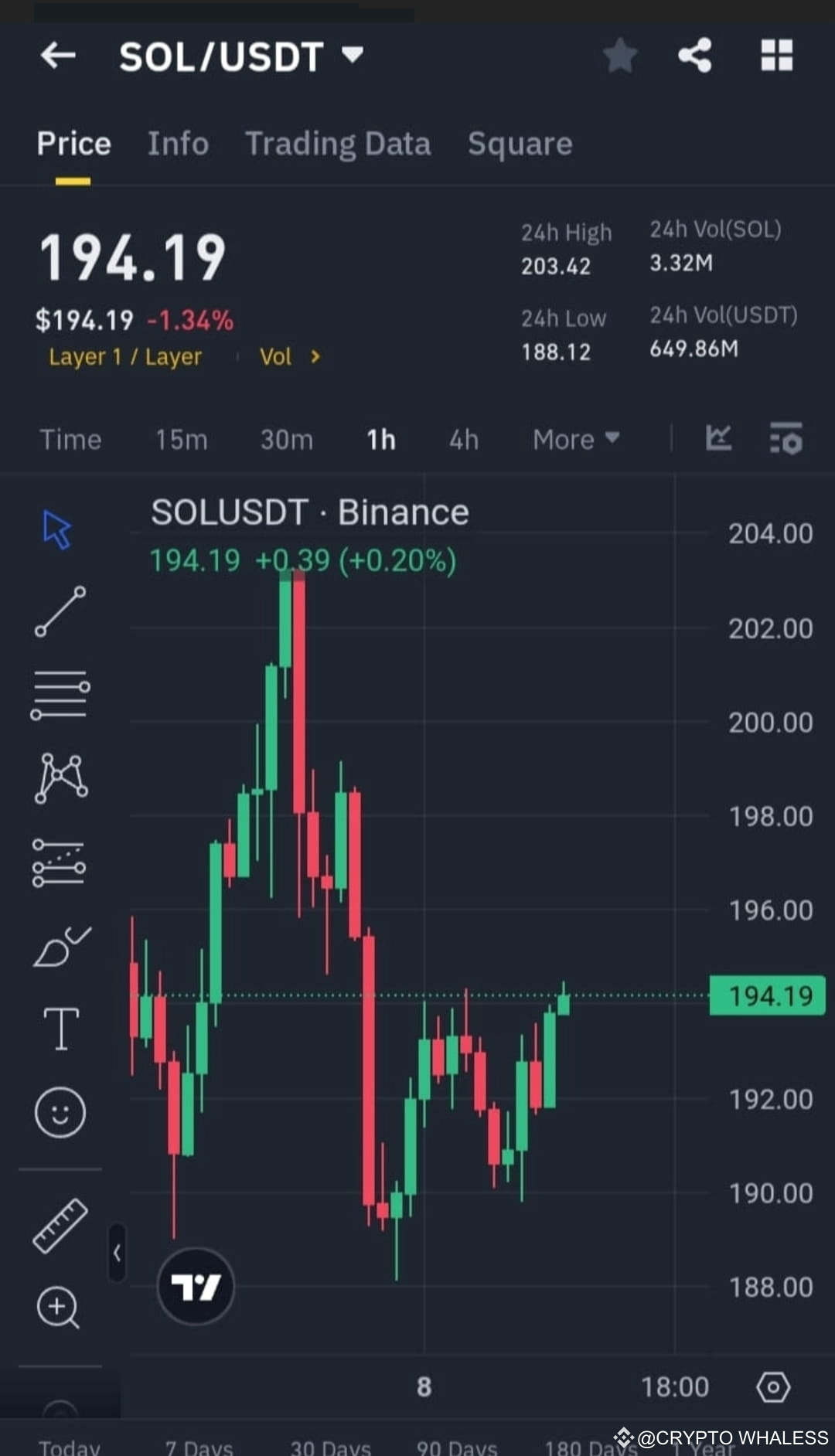 $SOL /USDT shows a strong recovery update 💯 Ready to sei | CRYPTO WHALESS on Binance Square