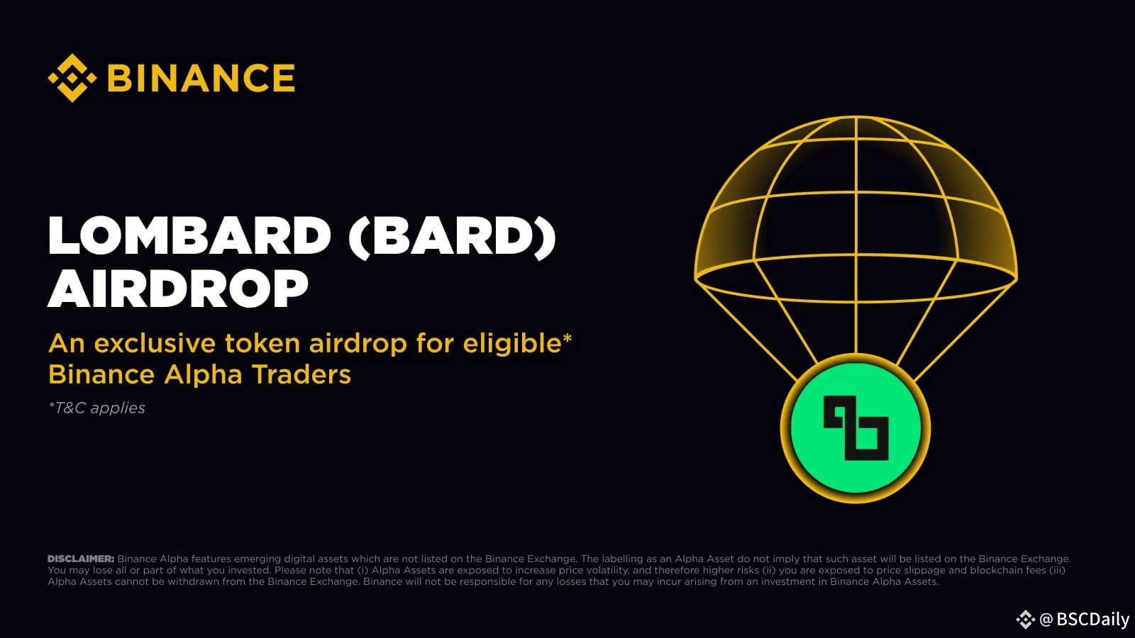 🚨JUST IN: #Binance Announced The Listing of Lombard_Finance | BSCDaily ...