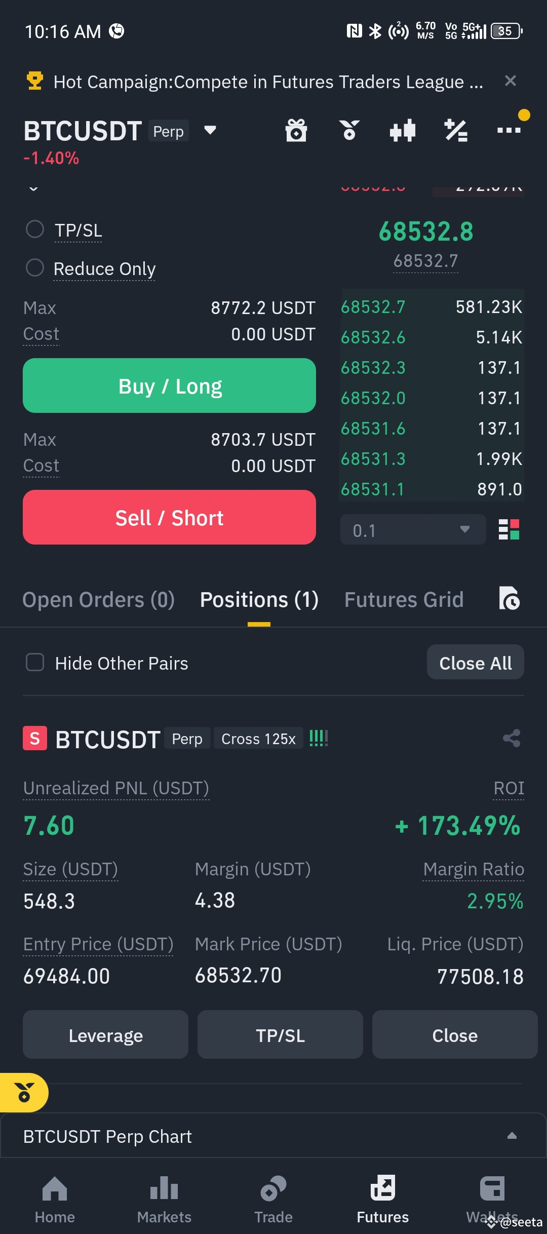 easy money $BTC | seeta on Binance Square