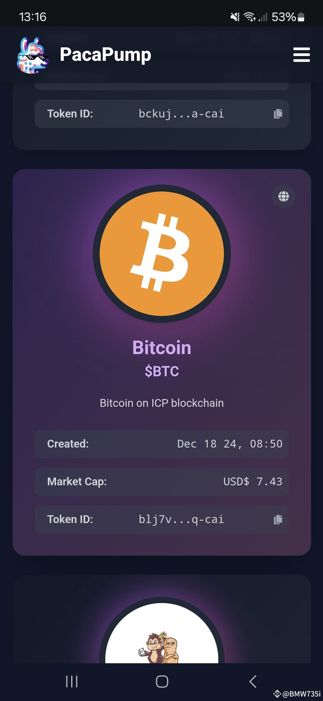 $ICP $BTC buy Bitcoin on ICP blockchain, new crazy chan | BMW735i on ...