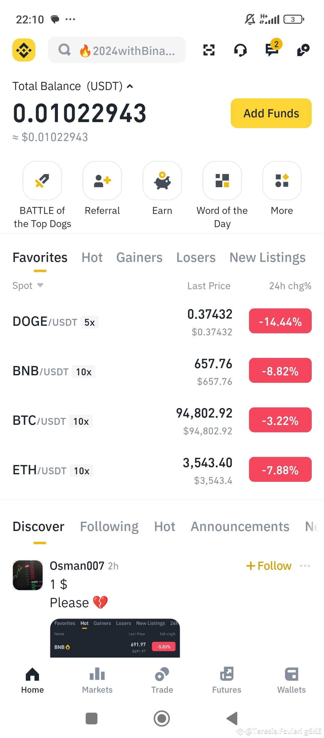 1DOLLAR 1031014902🤌🤌 | Teresia Favieri gSKE on Binance Square