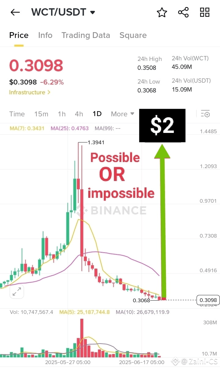 $WCT Dream Token or the Next Big Pump? 💭🚀 Can $WCT Realist | Zaini-CS ...