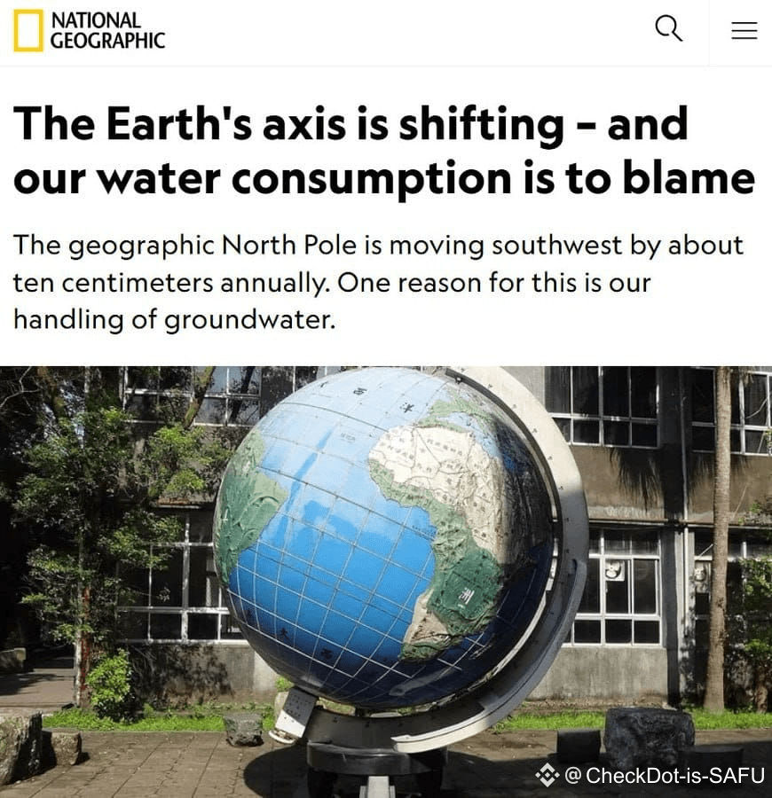 **Humans Are Shifting Earth’s Axis — Here’s How and Why It M | CheckDot-is-SAFU on Binance Square