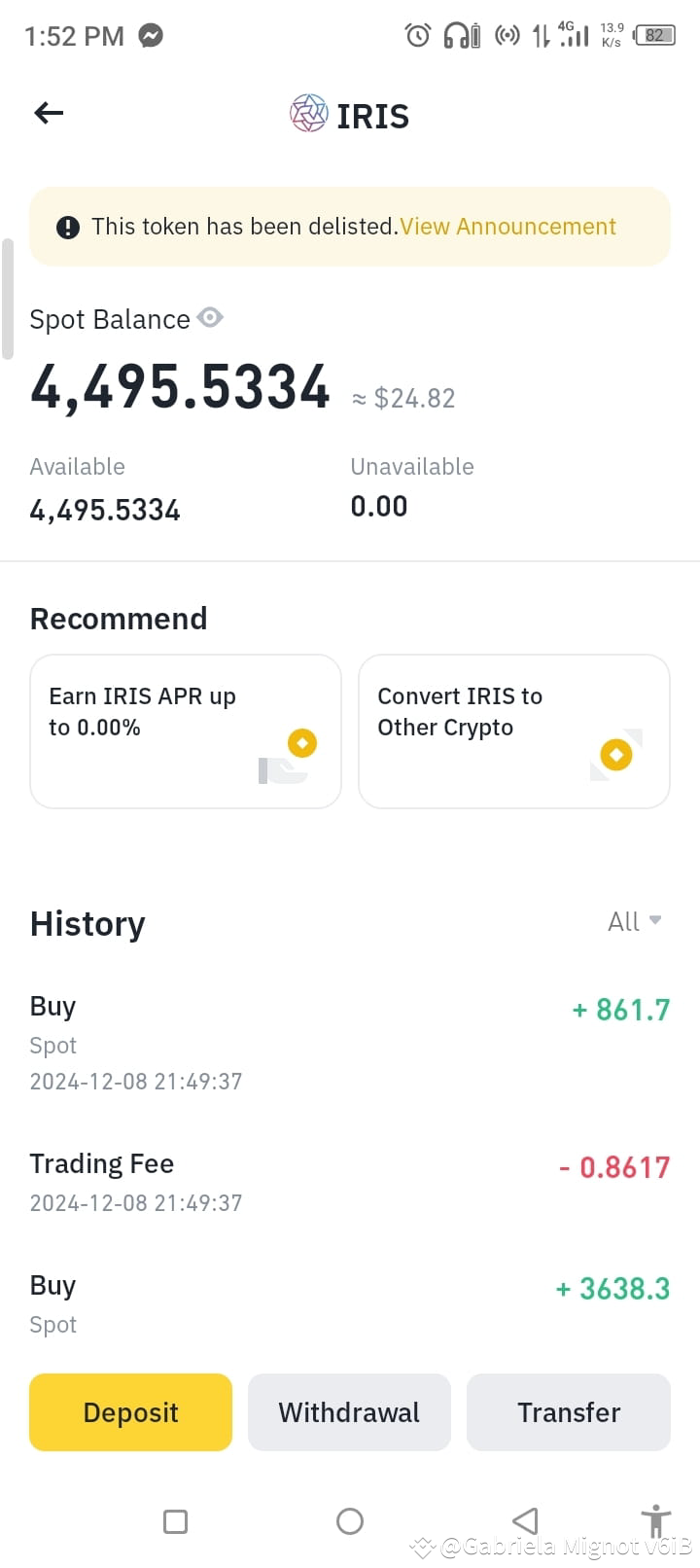 Why would you say that in Iris token Bineans? | Gabriela Mignot v6iB on Binance Square