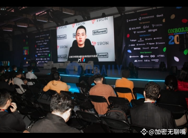 $BTC $SUN Sun Yuchen made a stunning speech at the TBW | 加密无聊嘴 on ...
