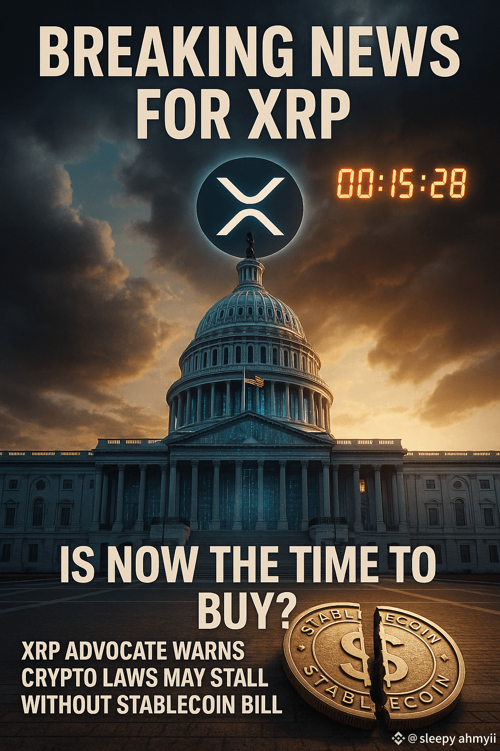 BREAKING NEWS FOR XRP — IS NOW THE TIME TO BUY? $XRP XRP ad | sleepy ...