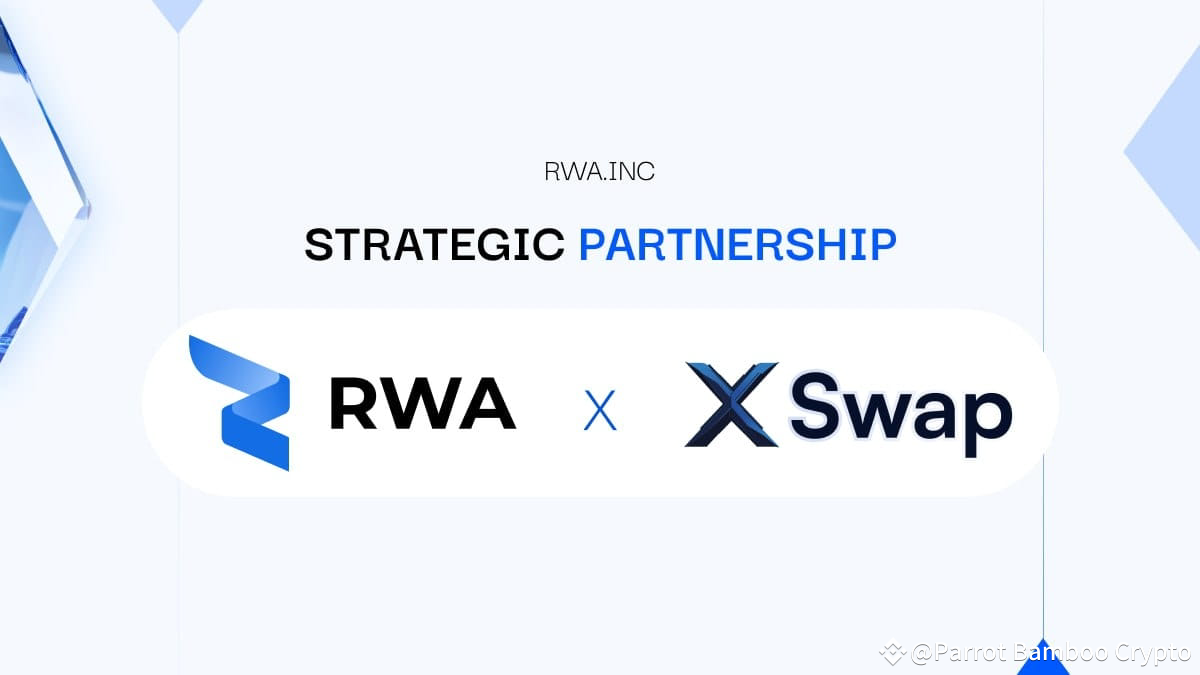 RWA Inc Partners with XSwap to drive innovation in DeFi Solu | Parrot Bamboo Crypto on Binance ...