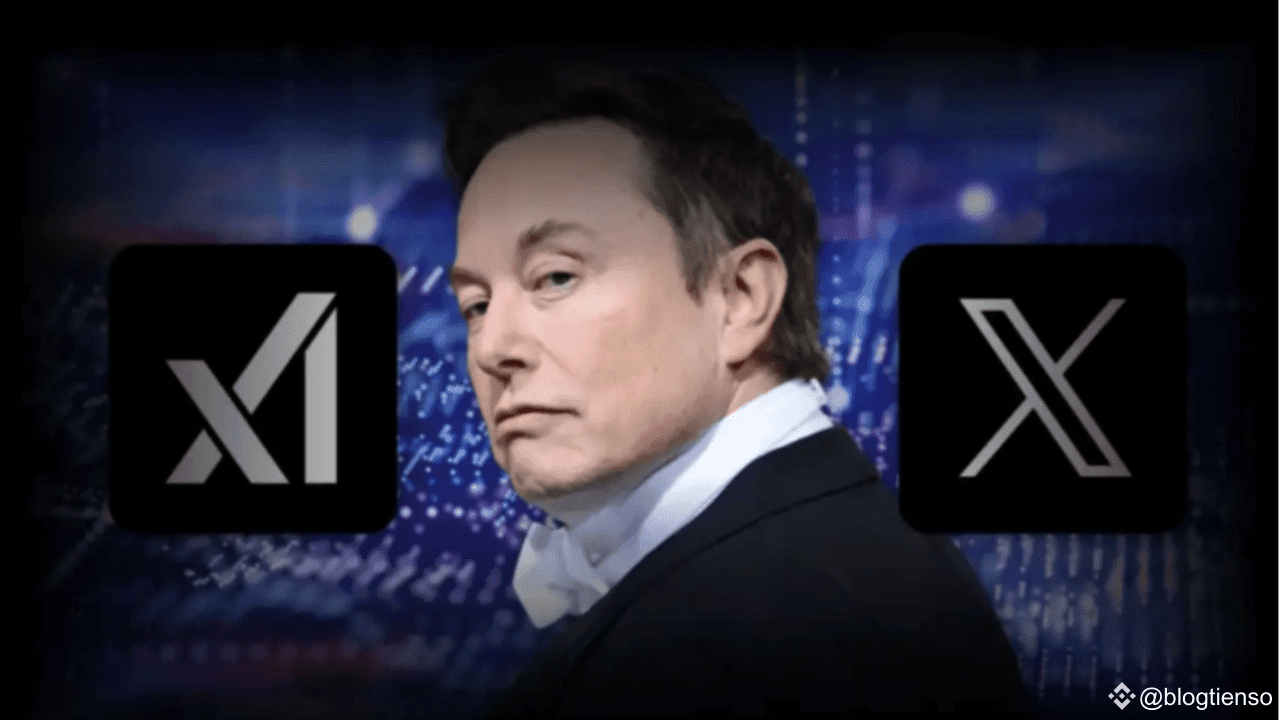Elon Musk Merges AI and Social Media Platform X in a Bold Move | blogtienso on Binance Square