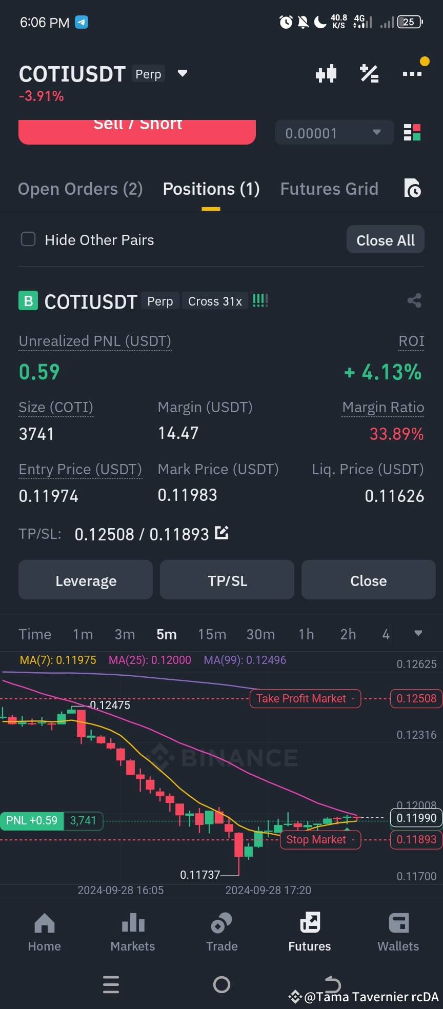 HOLD HOLD HOLD #COTI/USDT⚡️⚡️ | Tama Tavernier rcDA on Binance Square