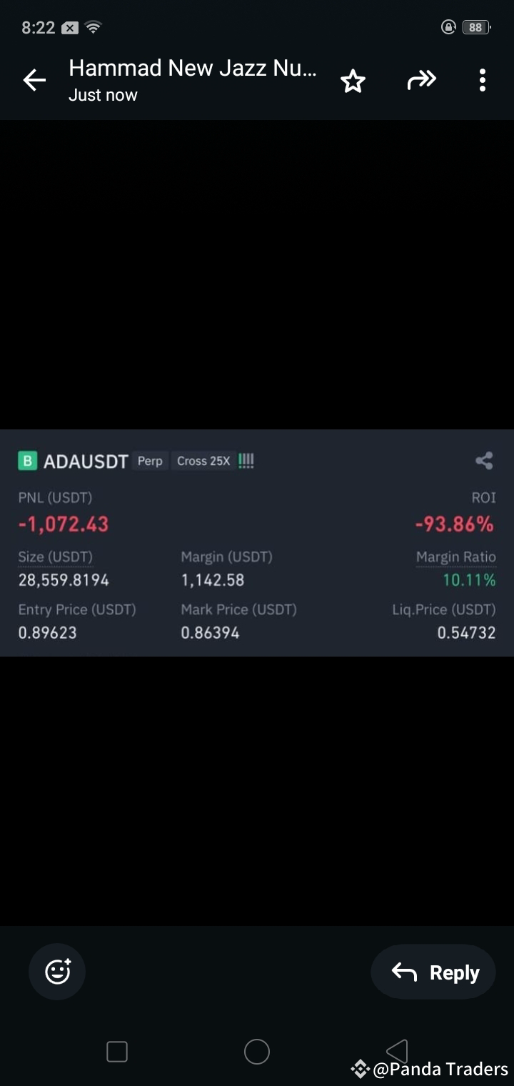 I was damn sure about $ADA pump that i didn't close it in lo | Panda ...