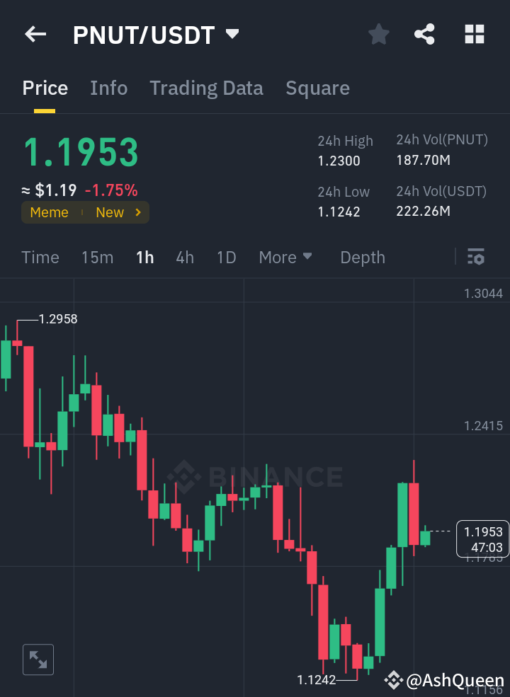 🚨 $PNUT /USDT ALERT: Momentum Building for the Next Big Mov | AshQueen on Binance Square