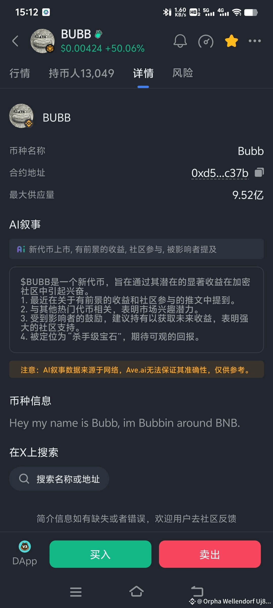 $BUBB Ai narrative, the evaluation of bubb has increased! Th | Orpha ...