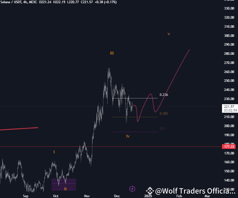 $SOL 04 hour Chart Update 📈 Bullish Scenario #solonapumpi | Wolf Traders Official on Binance Square