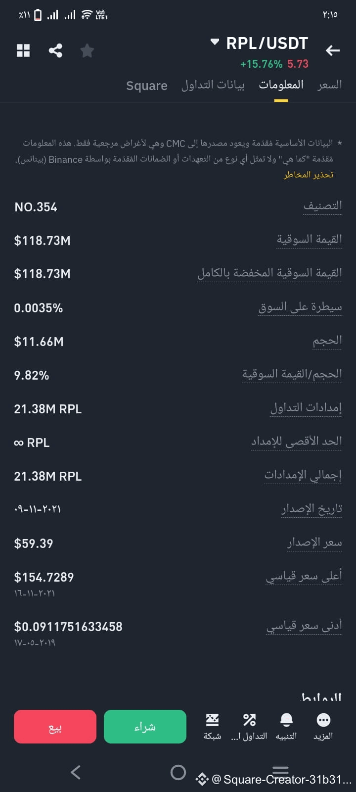 Buy currency $RPL now before the big explosion. There is a | عالم ...