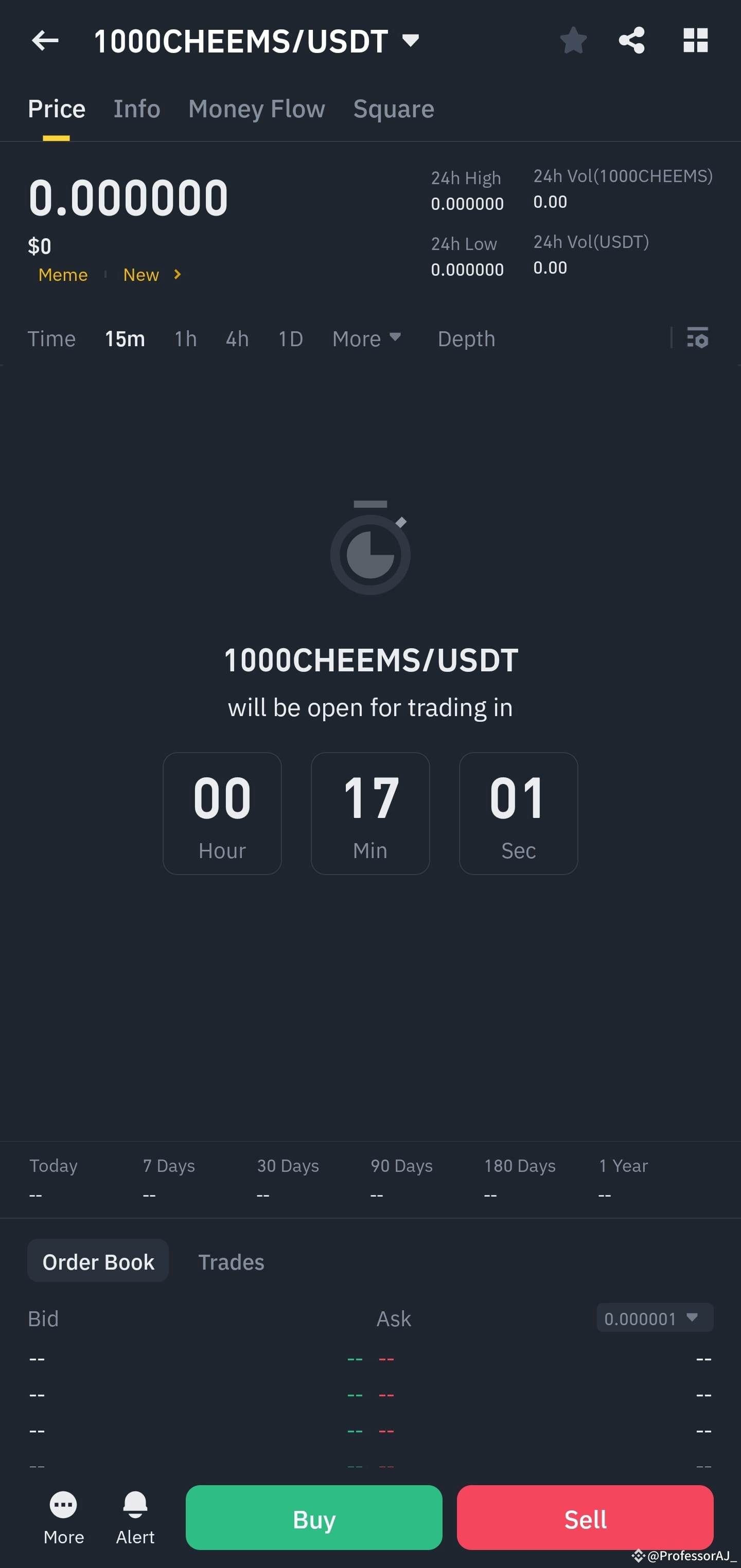 $1000CHEEMS $TST Both 1000CHEEMS/USDT and TST/USDT are abou ...