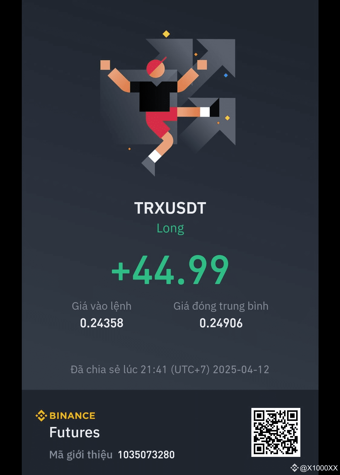 $ETH $TRX playing with effort will earn as much as you put | X1000XX on Binance Square