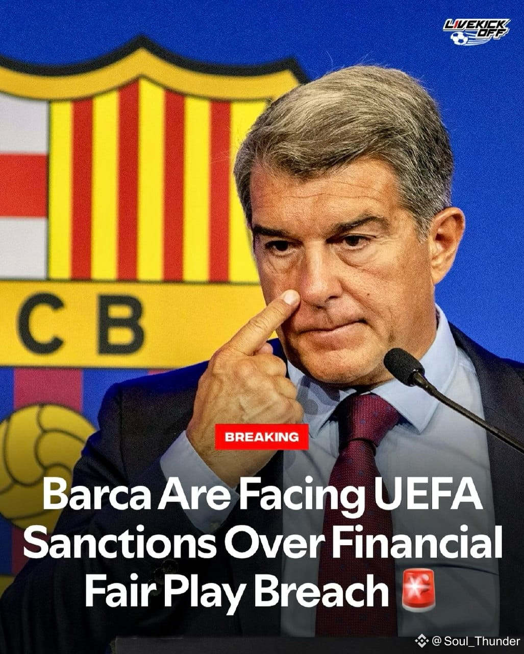 Barcelona are facing potential UEFA sanctions after breachin | Soul ...