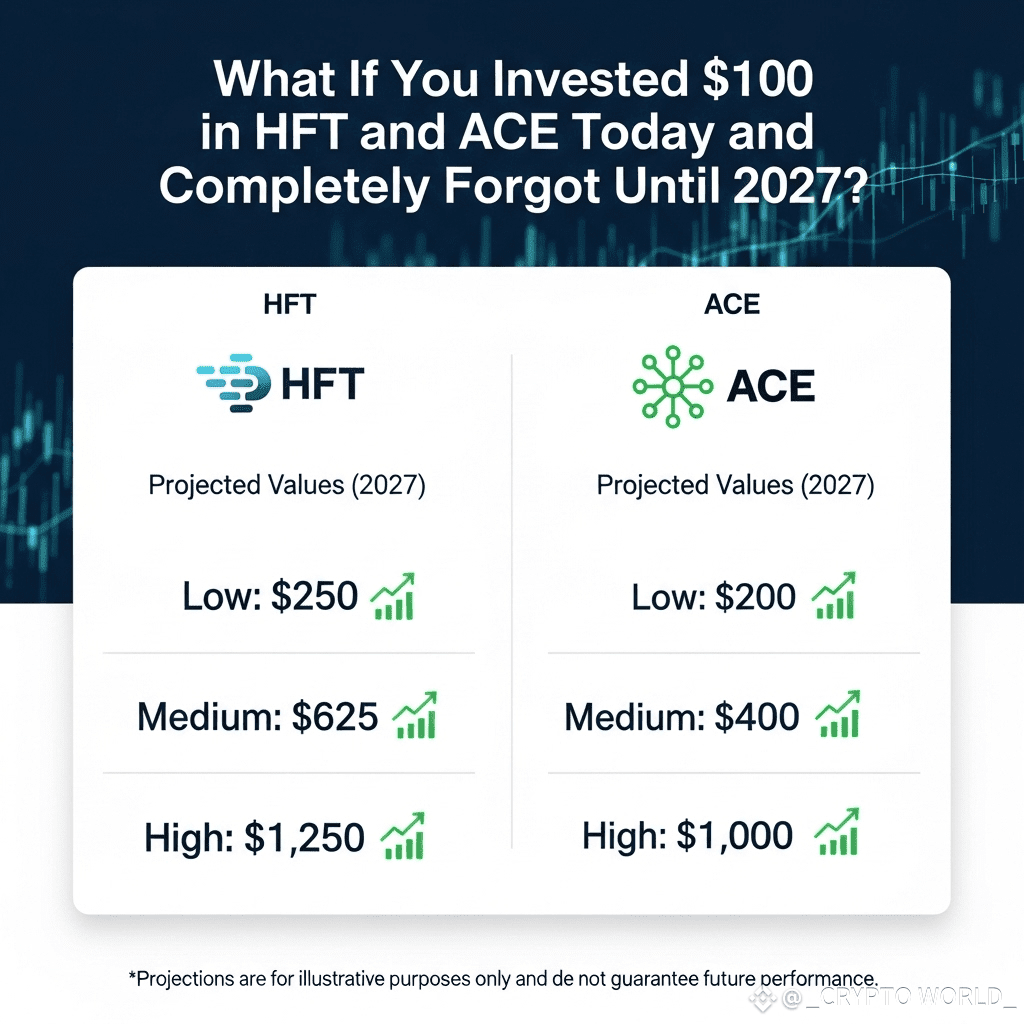 What If You Invested $100 in #HFT and #ACE and Completel | _CRYPTO ...