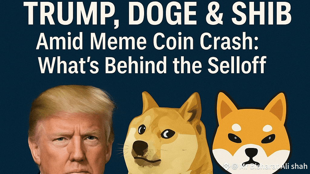 TRUMP, DOGE & SHIB Amid Meme Coin Crash: What’s Behind the Selloff? 🚨📉 | Mr Bisharat Ali shah on ...