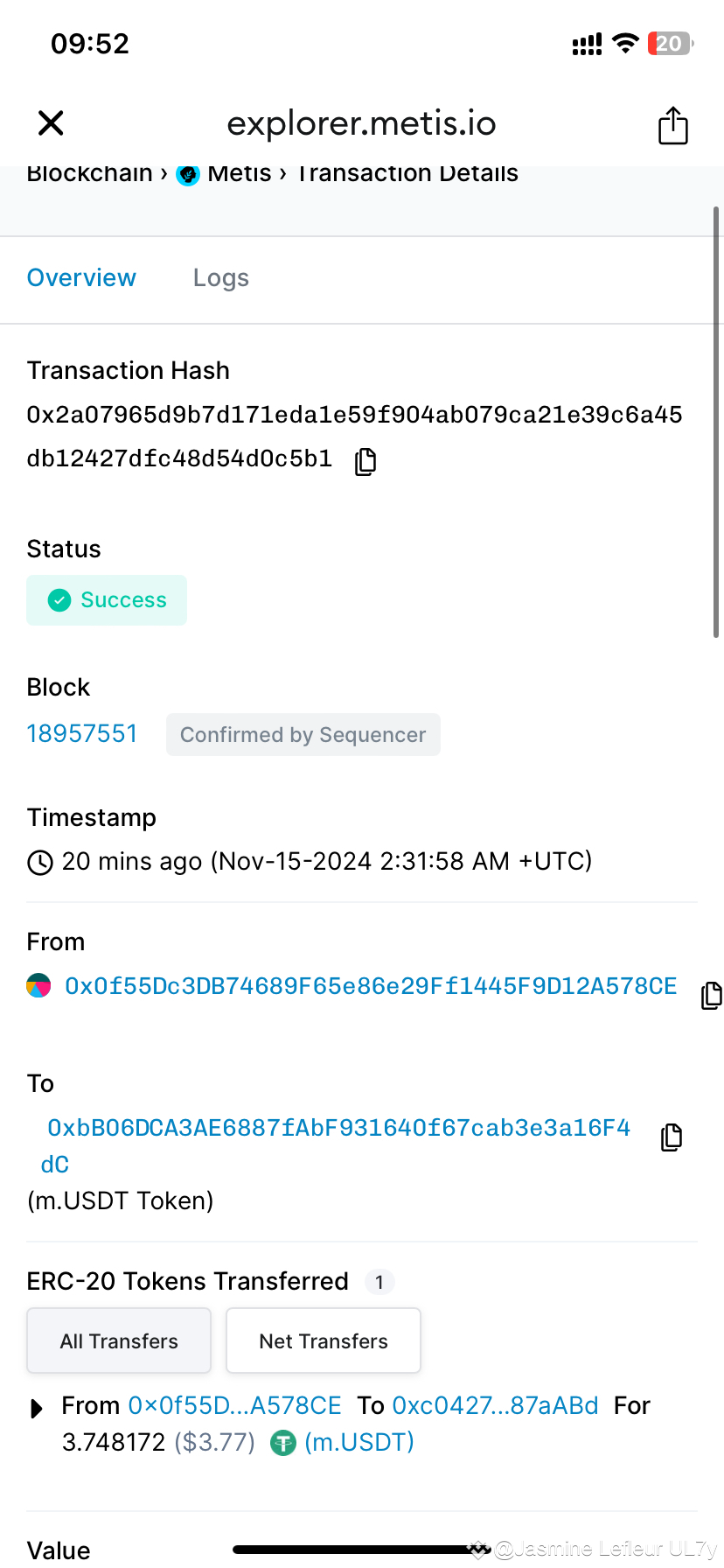 I deposited USDT from meta wallet via binace but meta has re | Duc Manh ...