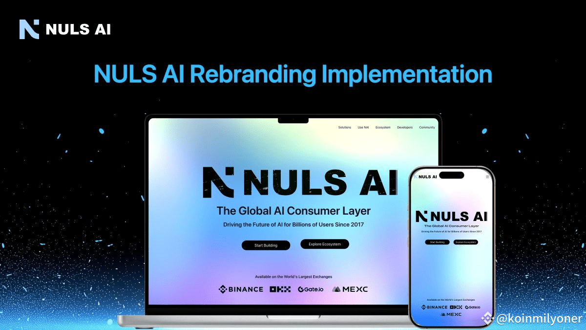 NULS AI Rebranding: A New Era of Innovation in Modular Block | koinmilyoner on Binance Square