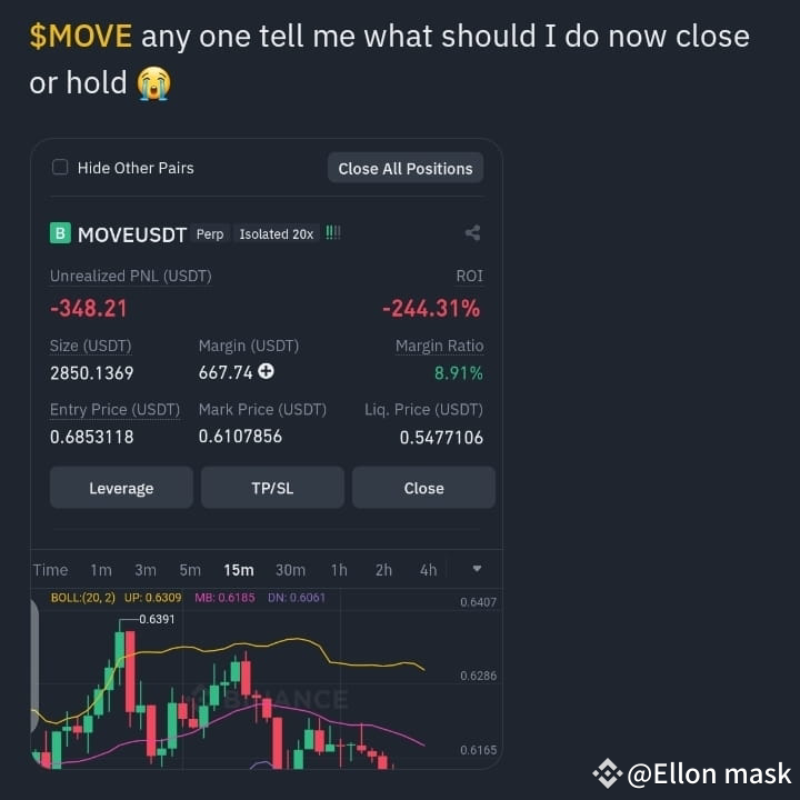 🔴financial advice for all new traders $MOVE #DontMiss_Ello | Ellon mask ...