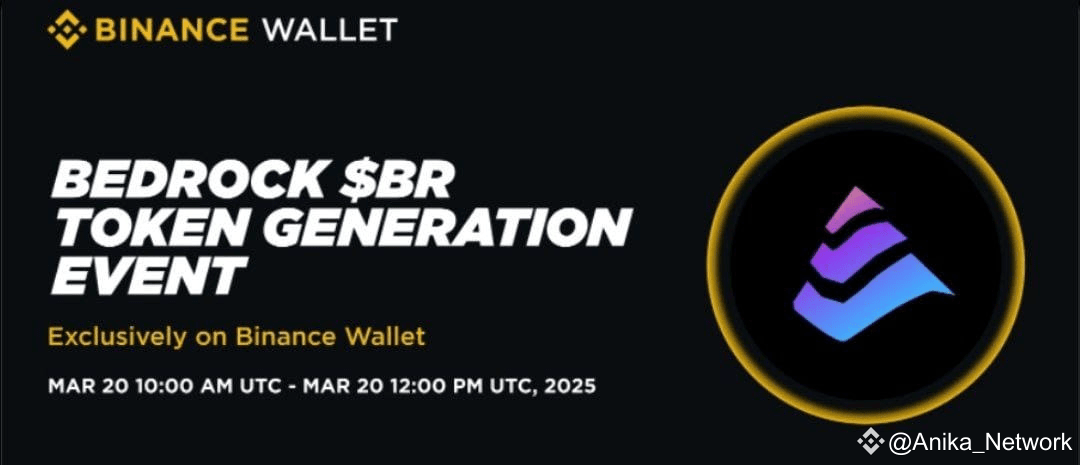 🚀 Buckle Up! Bedrock $BR Token Generation Event is Landing | Anika ...