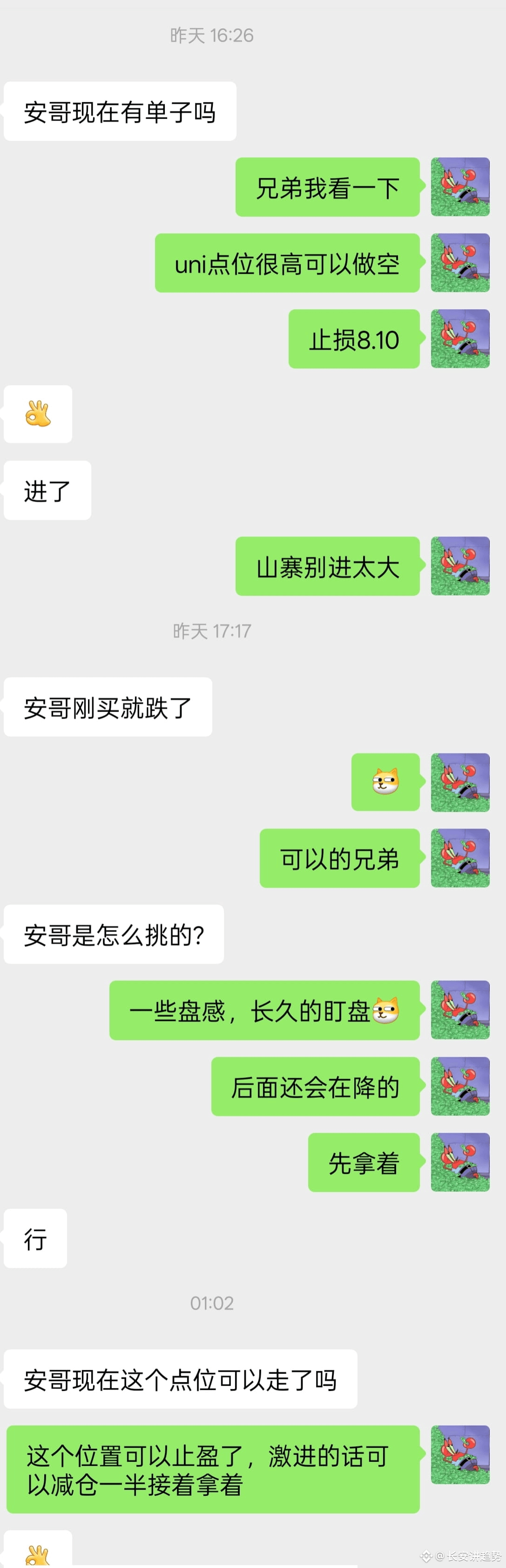 Shorting $UNI, fans made a small profit of $300! Last night | 顶级交易员 长安 ...
