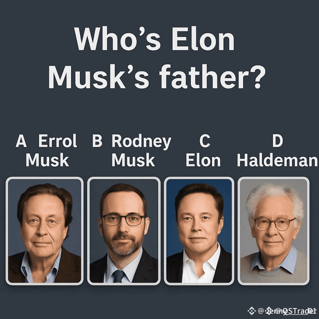 Pop Quiz Time! Can YOU guess who Elon Musk's dad is? Wake up ...