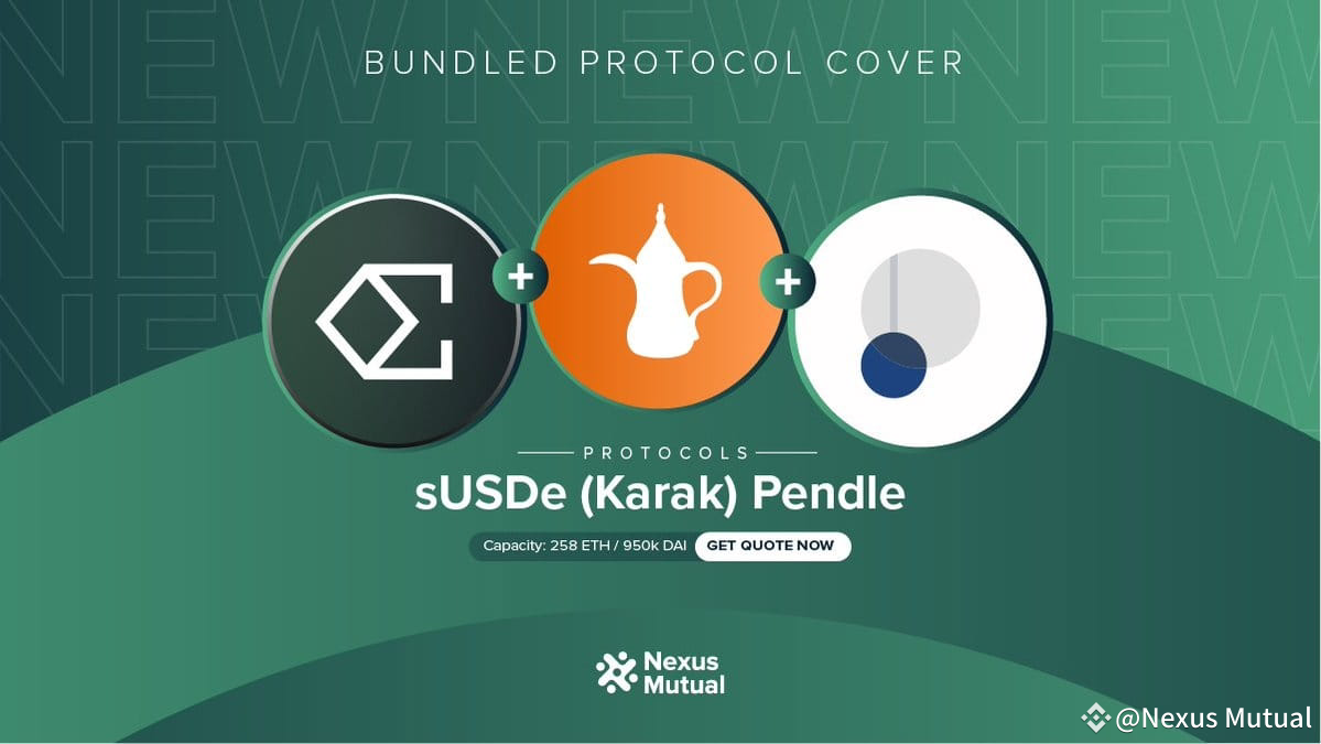 🛡️ New Bundled Protocol Cover Listing The $sUSDe @Karak_Ne | Nexus ...