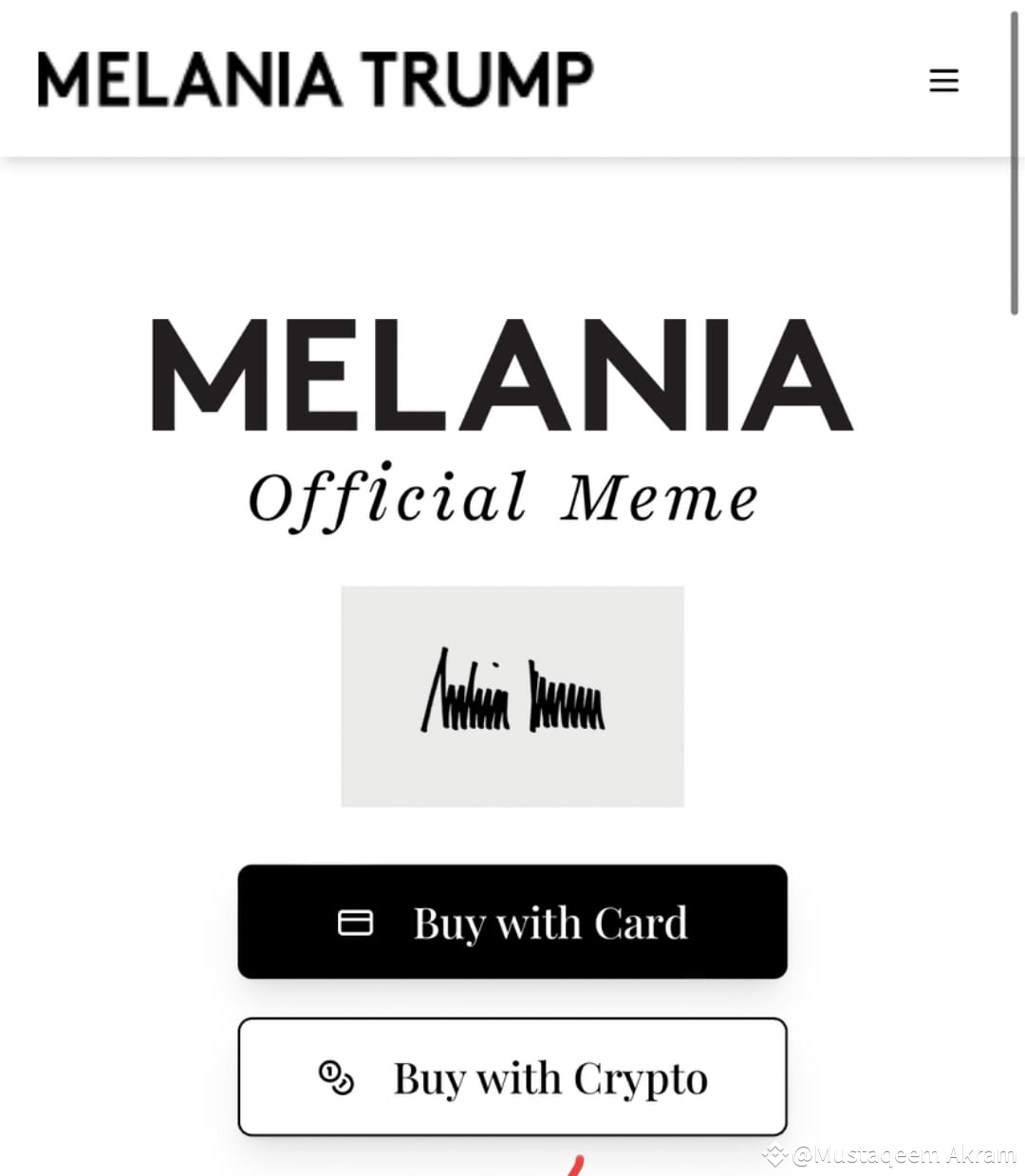 Understanding the $MELANIA Token Recently, former First | Mustaqeem ...
